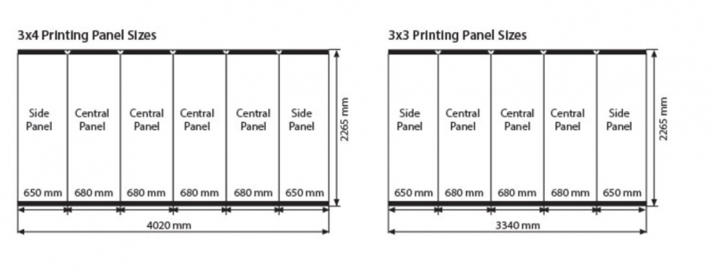 Magnetna aluminijasta zložljiva Pop-up stena (s torbo) - 320014